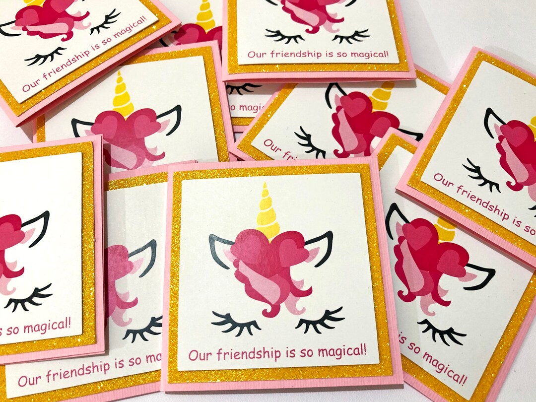 Unicorn Valentines Day Cards, Unicorn Valentine Cards, Magical ...