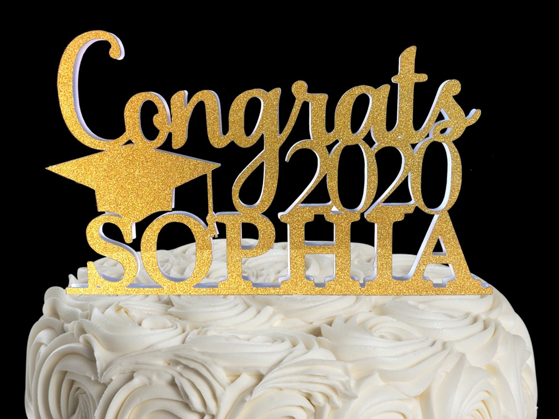 Graduation Cake Topper Graduation Party Decorations Custom - Etsy