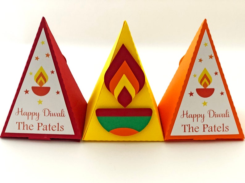Happy Diwali Gift Boxes Festival of Lights Favor Box Diwali - Etsy