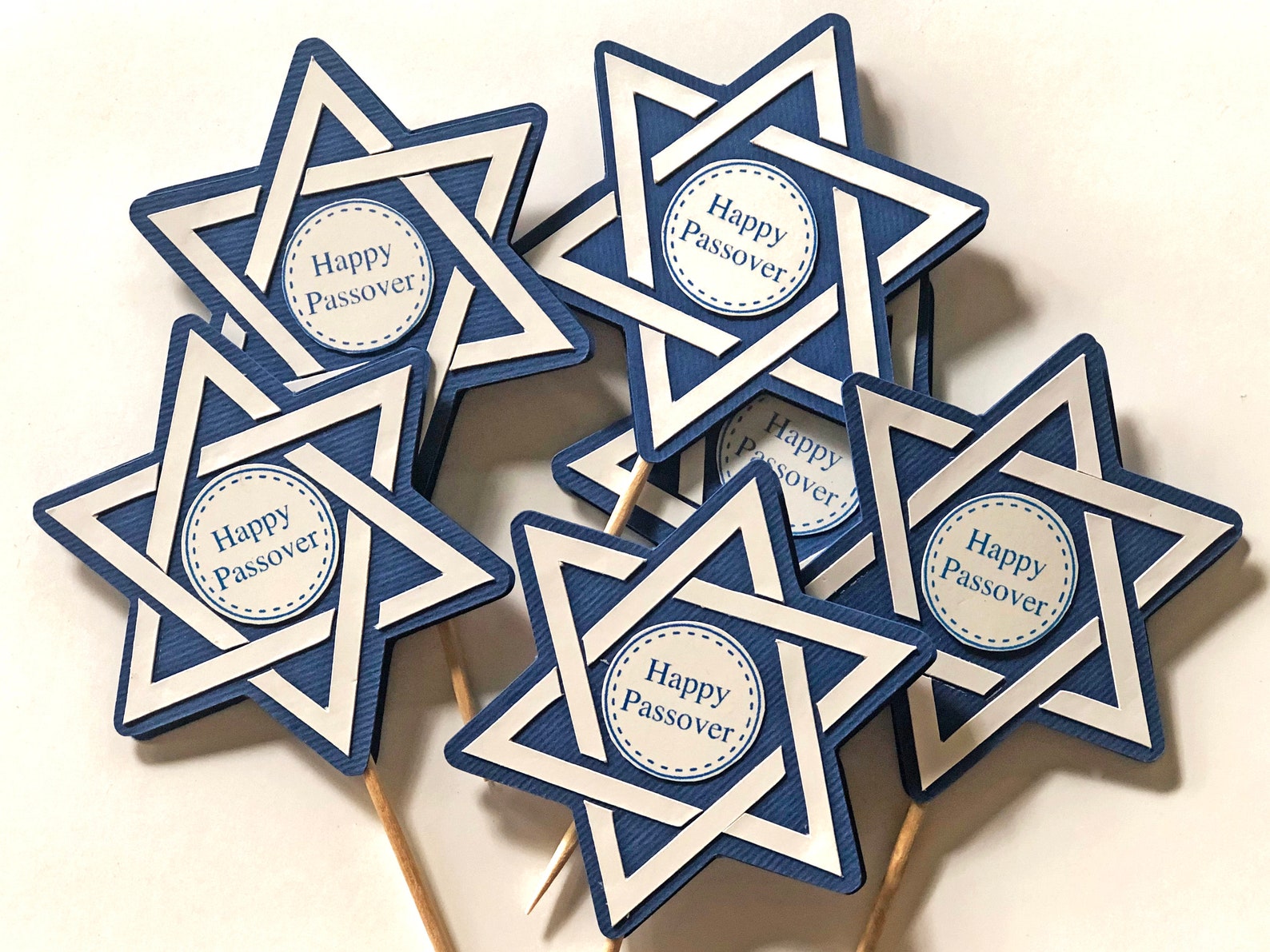 Happy Passover Decorations, Passover Cupcake Toppers, Passover Feast ...