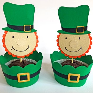 St Patricks Day Cupcake Wrappers, St Patrick's Day Cupcake Liners ...