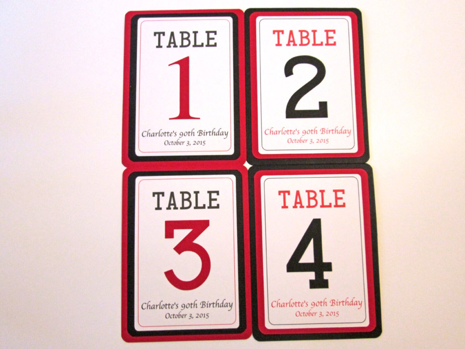 Casino Table Numbers Las Vegas Wedding Texas Holdem Poker - Etsy