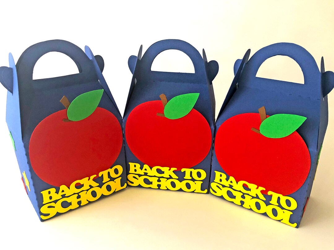 Back to School Gift Boxes, First Day of School Favors, Teacher ...