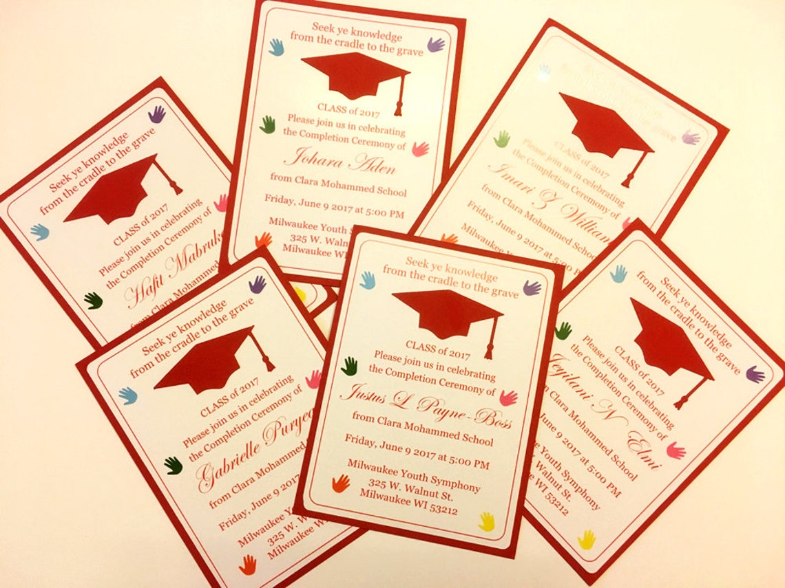 Graduation Invitations High School Graduation College | Etsy