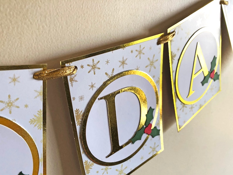 Feliz Navidad Banner Merry Christmas Decoration Sign Photo - Etsy