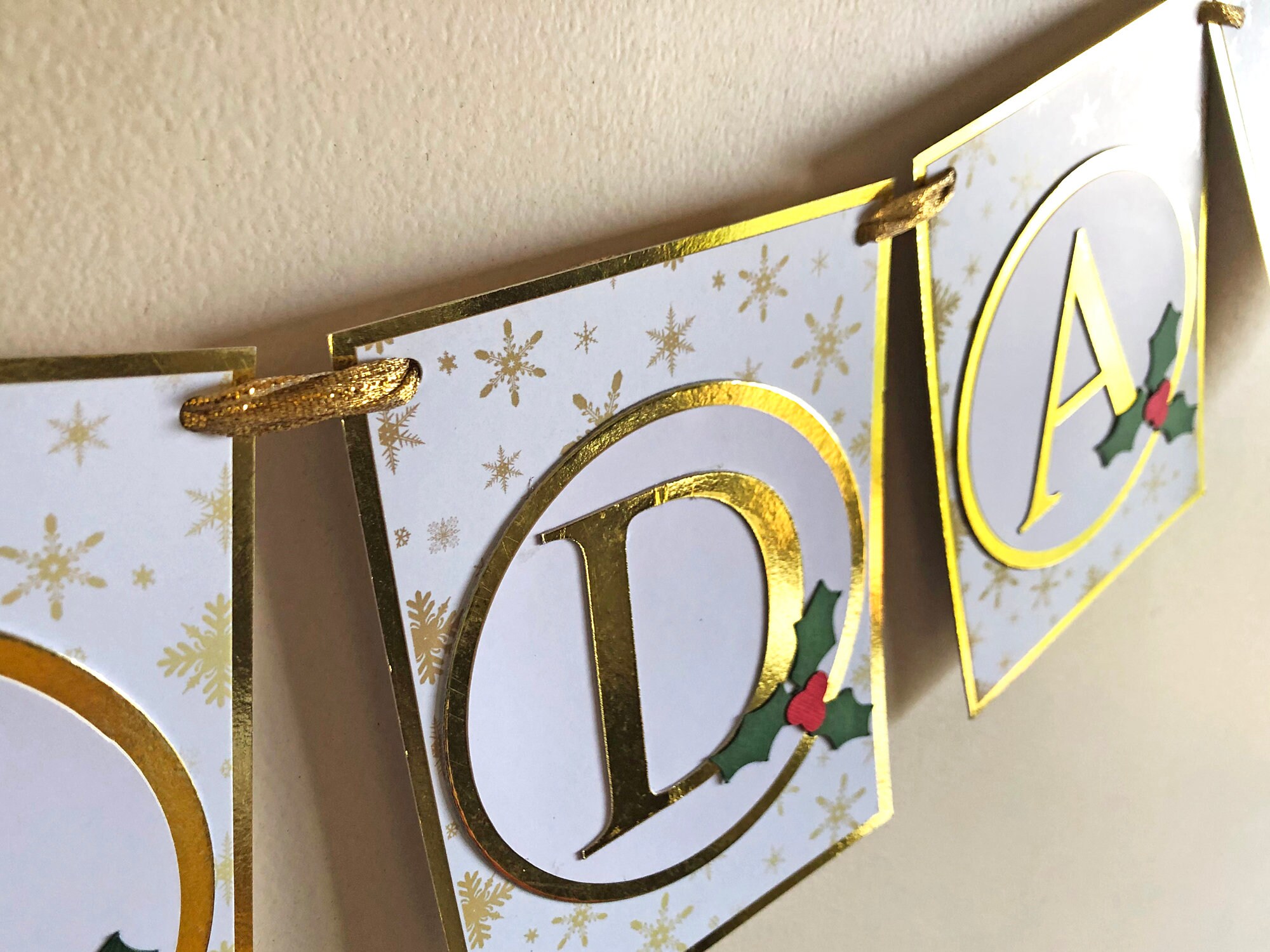 Feliz Navidad Banner Merry Christmas Decoration Sign Photo | Etsy