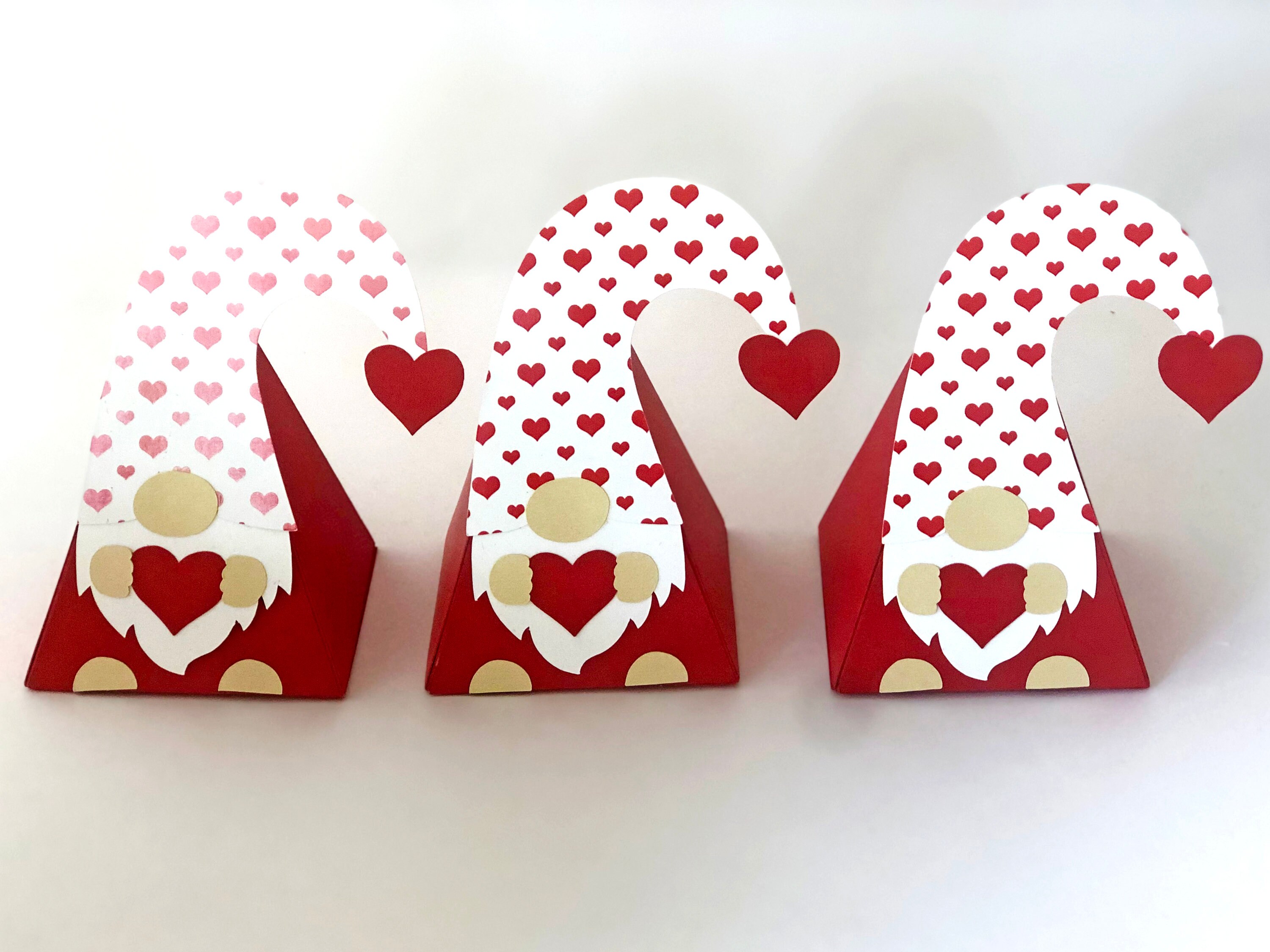 Gnome Valentine Favor Boxes, Valentine's Day Treat Box, Valentines ...