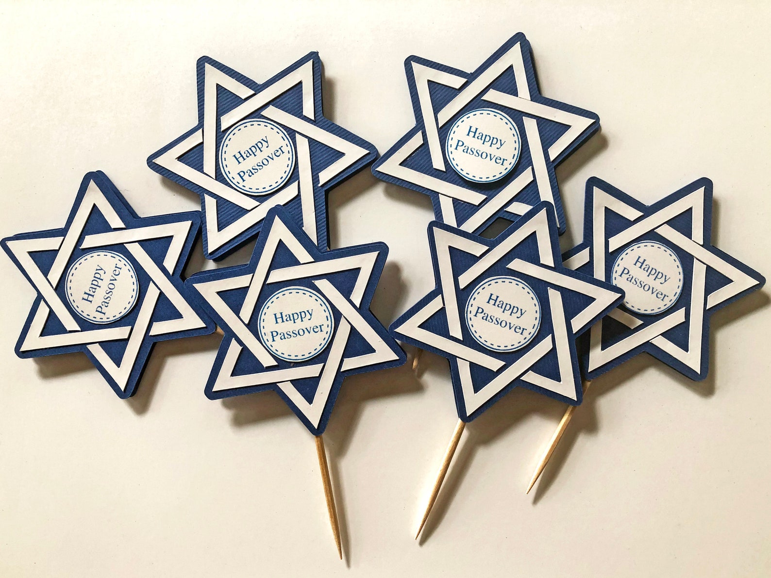 Happy Passover Decorations, Passover Cupcake Toppers, Passover Feast ...