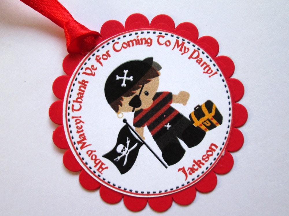 Pirate Party Gift Tags Pirate Gift Tags Pirate Birthday Tags - Etsy ...