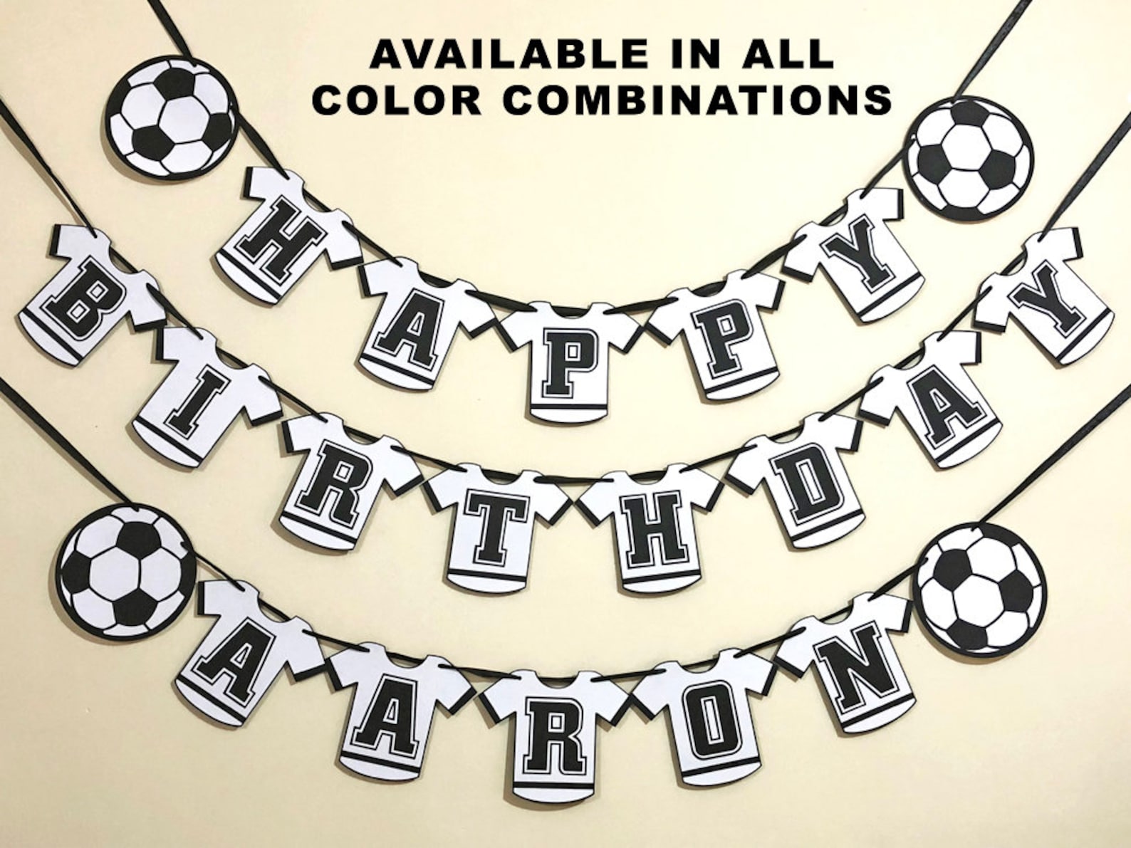 Soccer Banner Soccer Birthday Banner Soccer Party Banner - Etsy