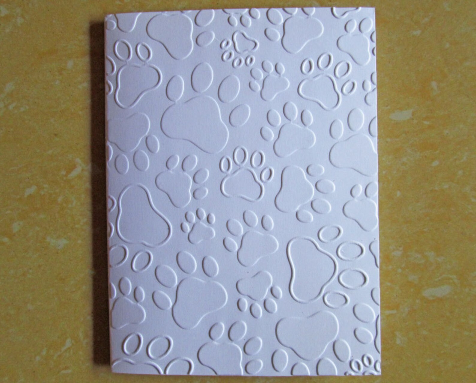 Paws Embossed Cards Dog Lovers Cards Note Cards Blank | Etsy