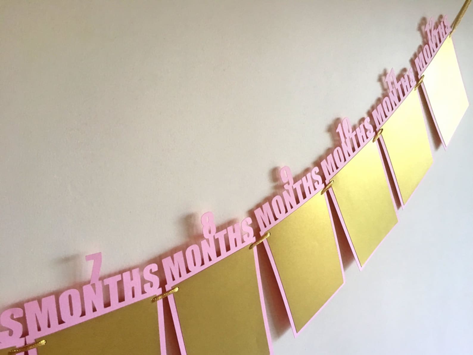 First Birthday Photo Banner 1st Birthday Banner First Year - Etsy