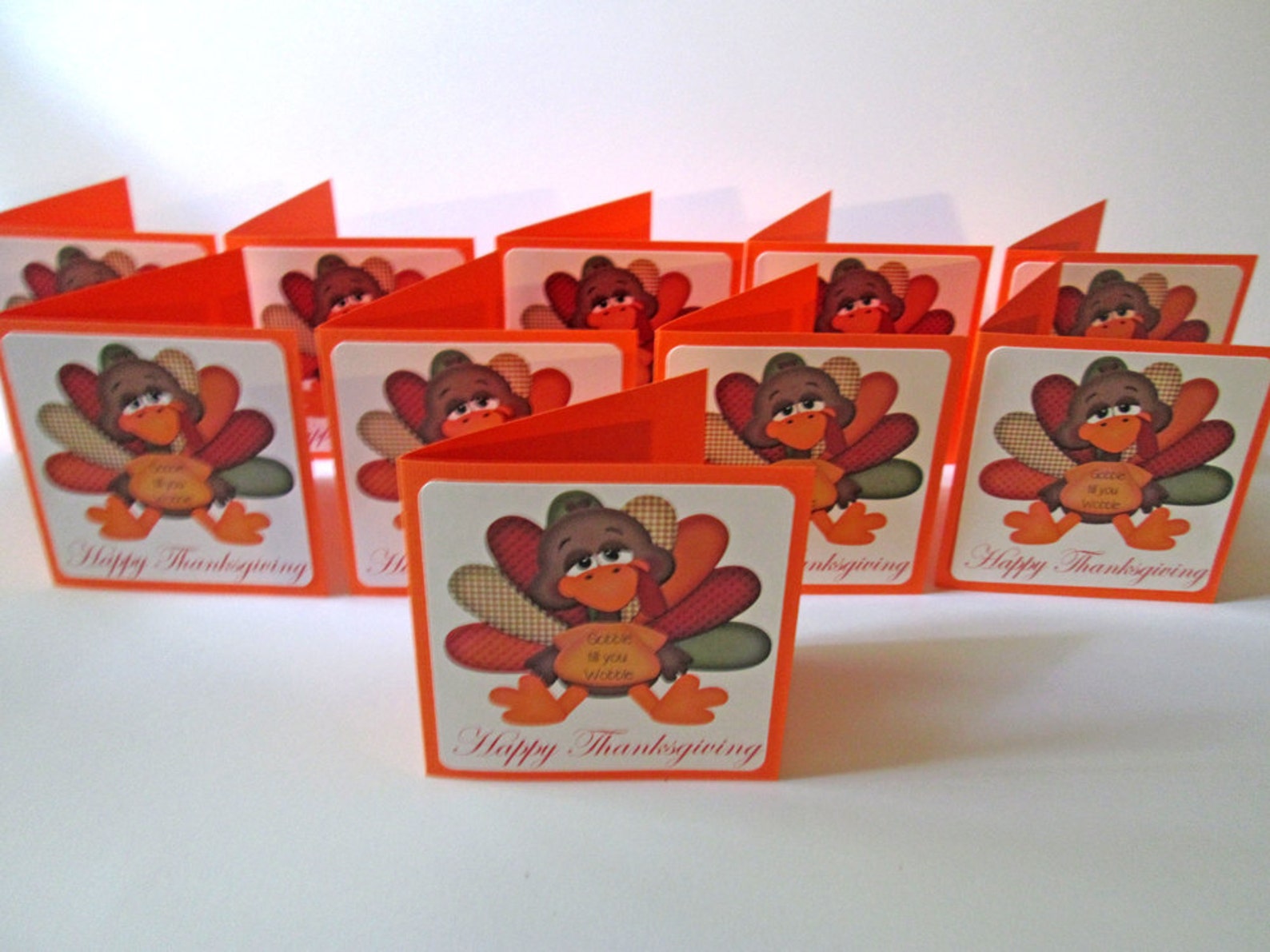 Happy Thanksgiving Cards Turkey Cards Cute Thanksgiving - Etsy