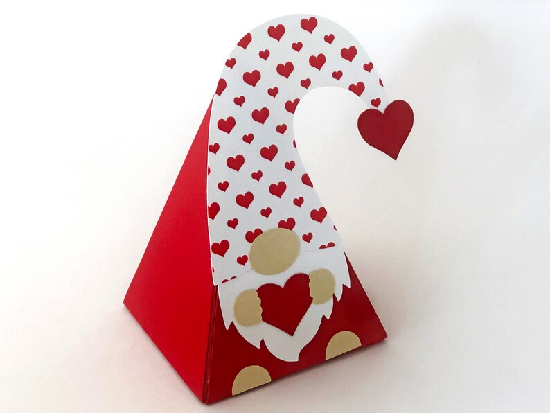Gnome Valentine Favor Boxes Valentine's Day Treat Box | Etsy UK