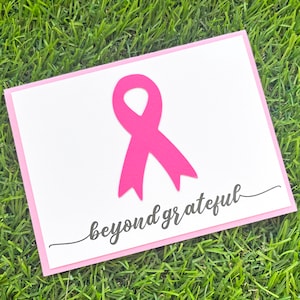 Breast Cancer Thank You Cards, Breast Cancer Awareness Note Cards ...