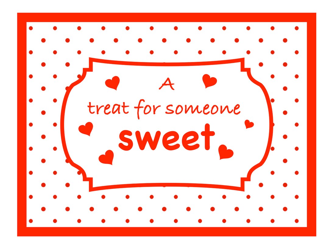 Instant Download Valentine Treat Bag Toppers, Printable School ...