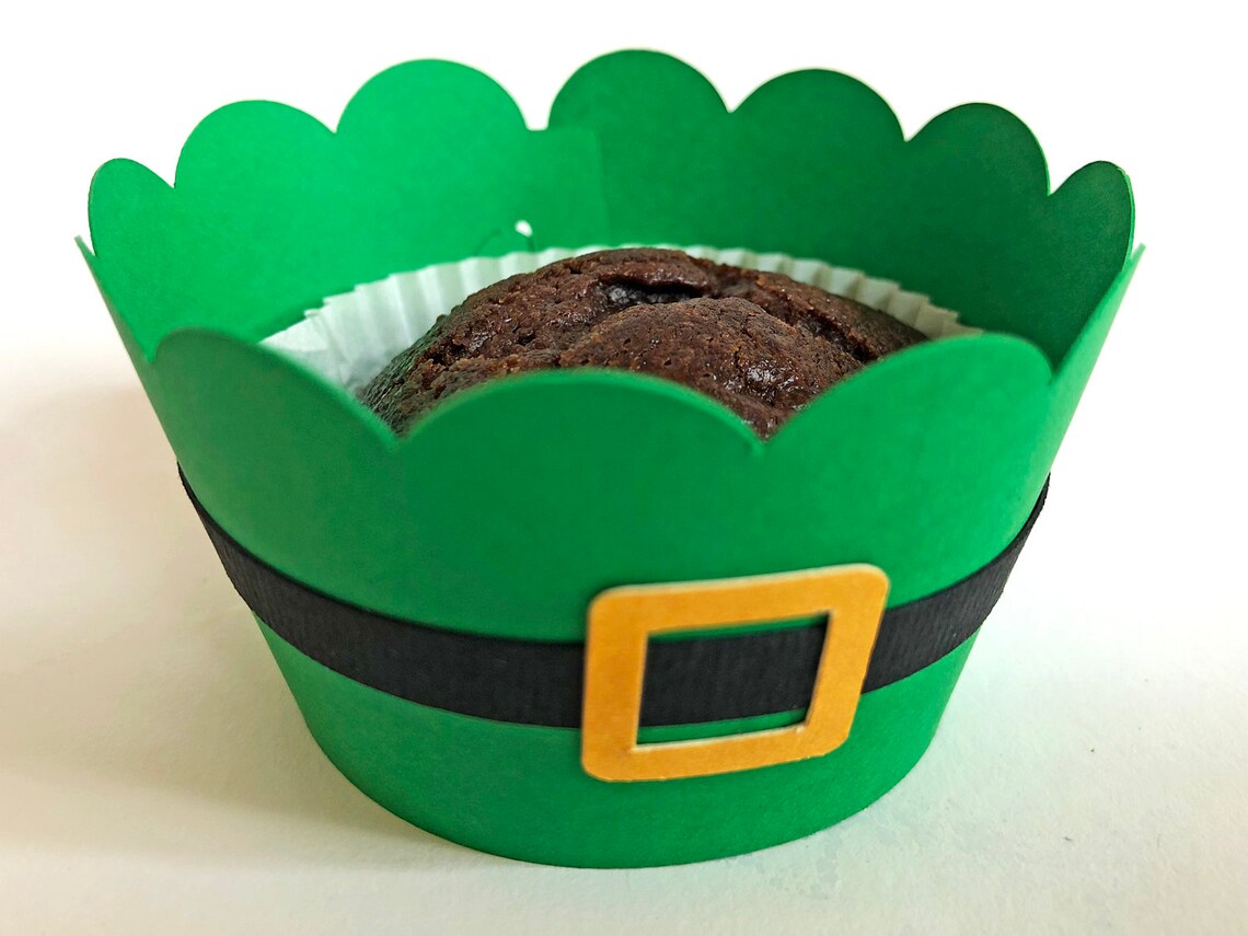 St Patricks Day Cupcake Wrappers, St Patrick's Day Cupcake Liners ...