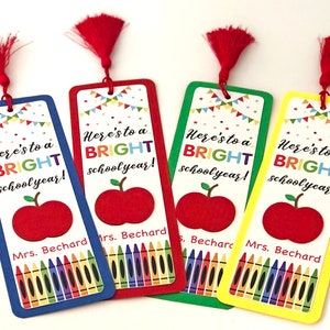 Back to School Bookmarks, First Day of School Gifts, Supplies ...
