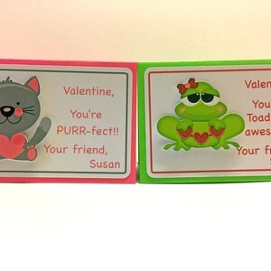 Valentine Treat Bags, Valentine Treat Bag Toppers, Kids Valentines ...