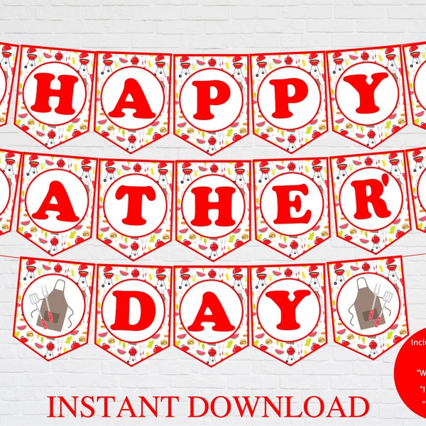 Happy Fathers Day Banner - Etsy