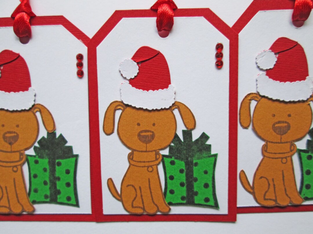 Dog Christmas Gift Tags Christmas Tags Holiday Gift Tags Christmas ...