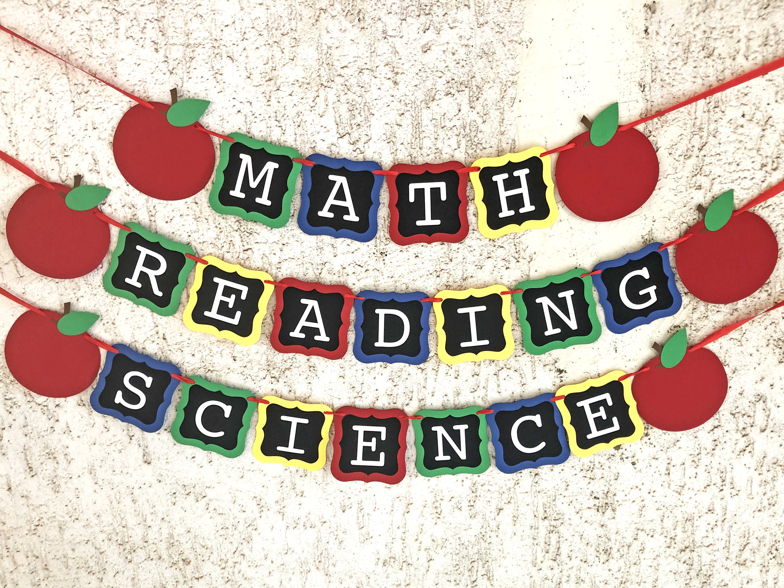 Classroom Banners Teacher Banners Subject Banners School - Etsy UK