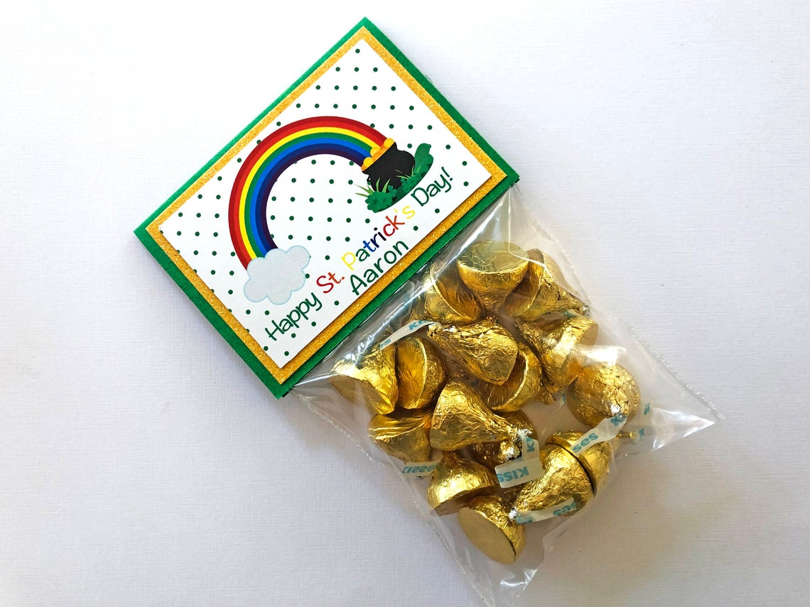 St. Patrick's Day Treat Bag Toppers, St. Pattys Day Party, School Kids ...