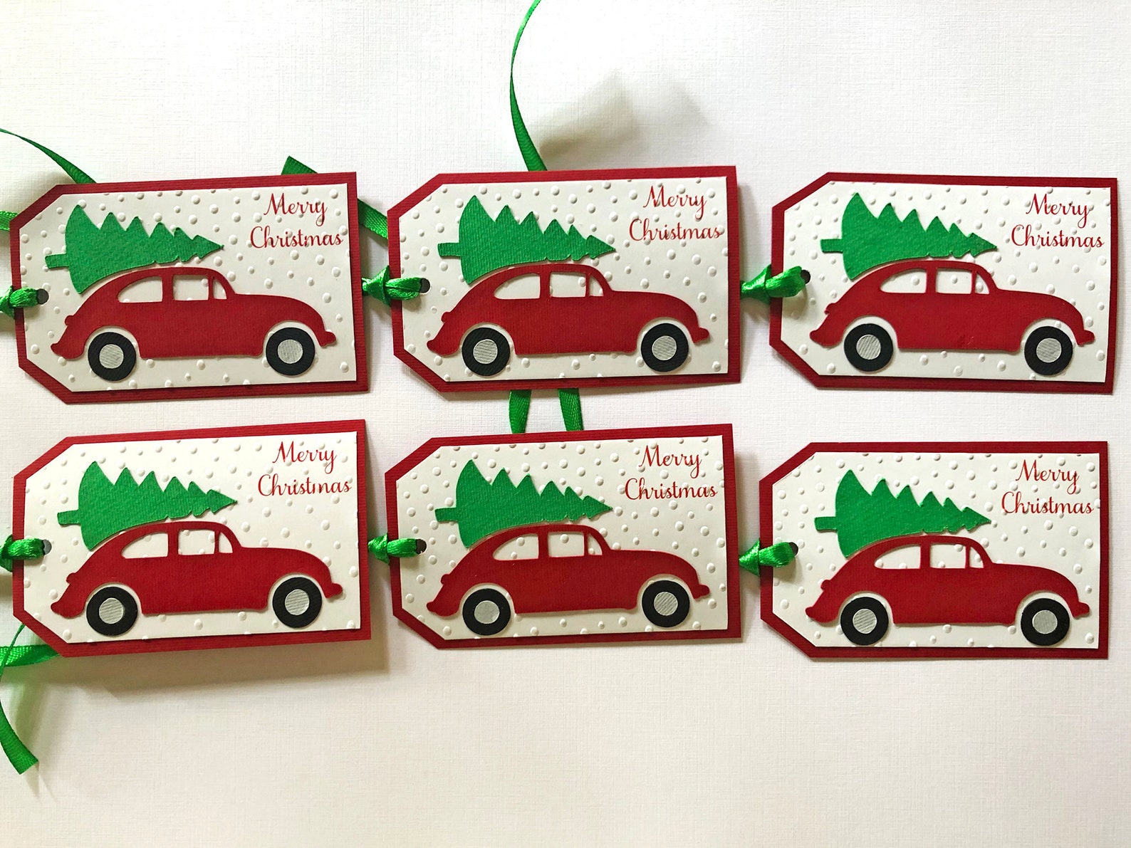 Car Christmas Gift Tags Christmas Tags Christmas Favor Tags - Etsy