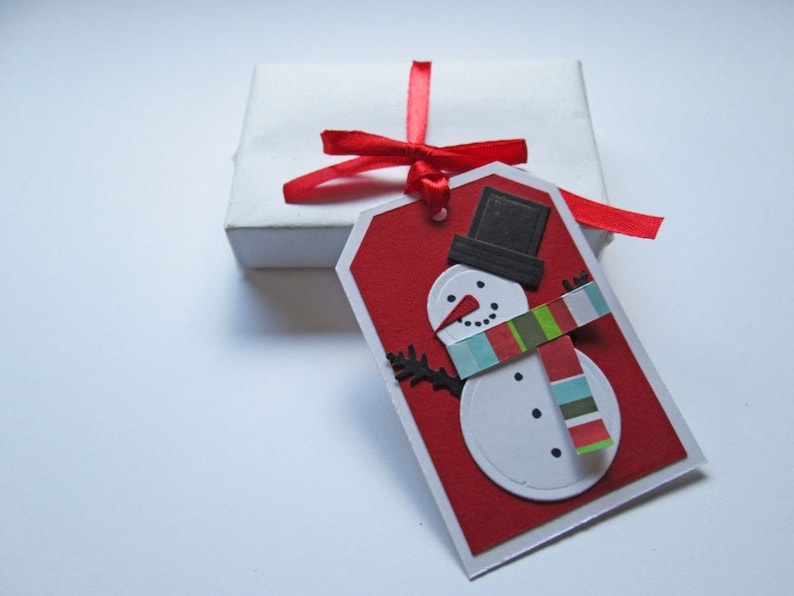 Snowman Christmas Gift Tags Christmas Tags Holiday Gift | Etsy