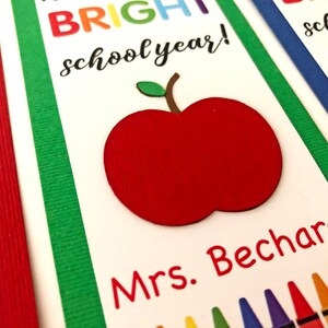 Back to School Bookmarks, First Day of School Gifts, Supplies ...