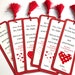 Valentine Bookmarks for Kids & Teachers - Perfect for School Classroom ...