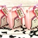 Pink Halloween Treat Bags Cute Ghost Halloween Favor Boxes - Etsy