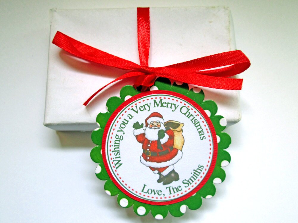 Personalized Christmas Gift Tags Christmas Tags Holiday Gift | Etsy