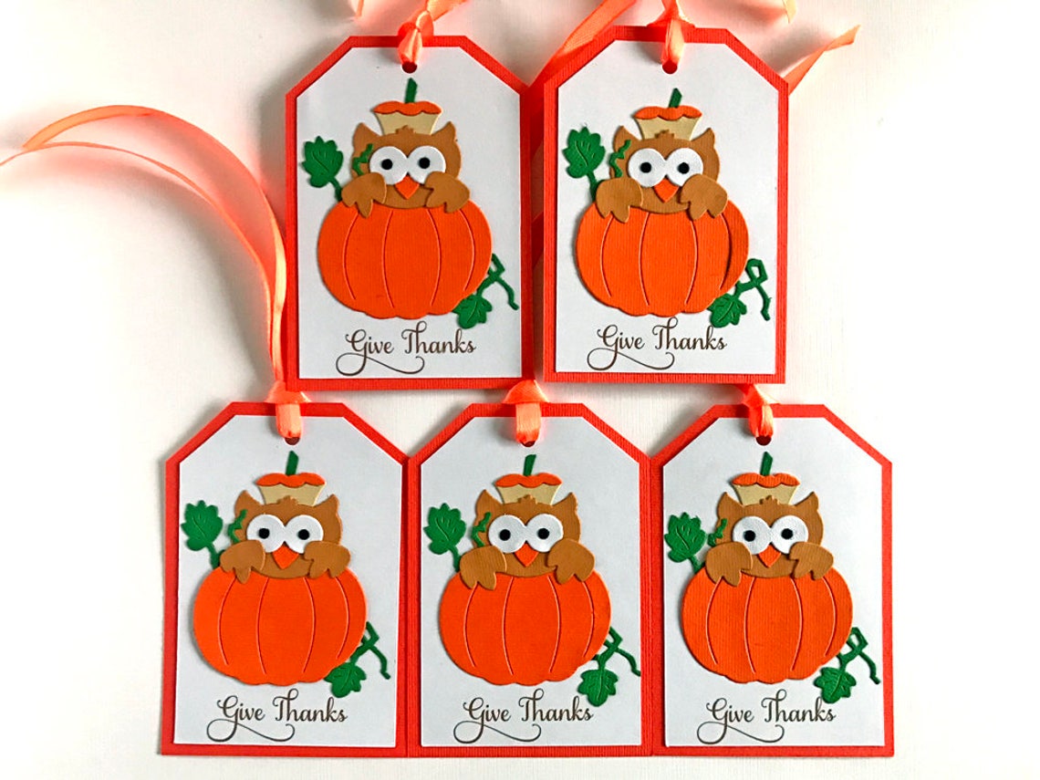 Thanksgiving Tags Thanksgiving Favor Tags Gift Tags Autumn - Etsy