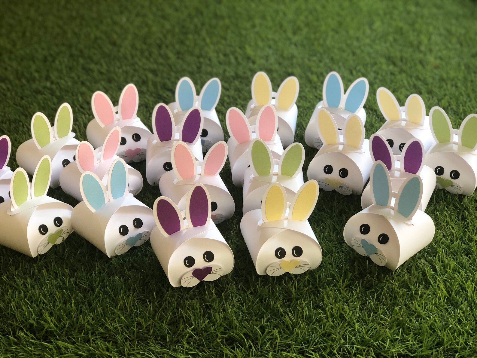 Easter Favor Box Personalized Easter Treat Box Easter Bunny - Etsy