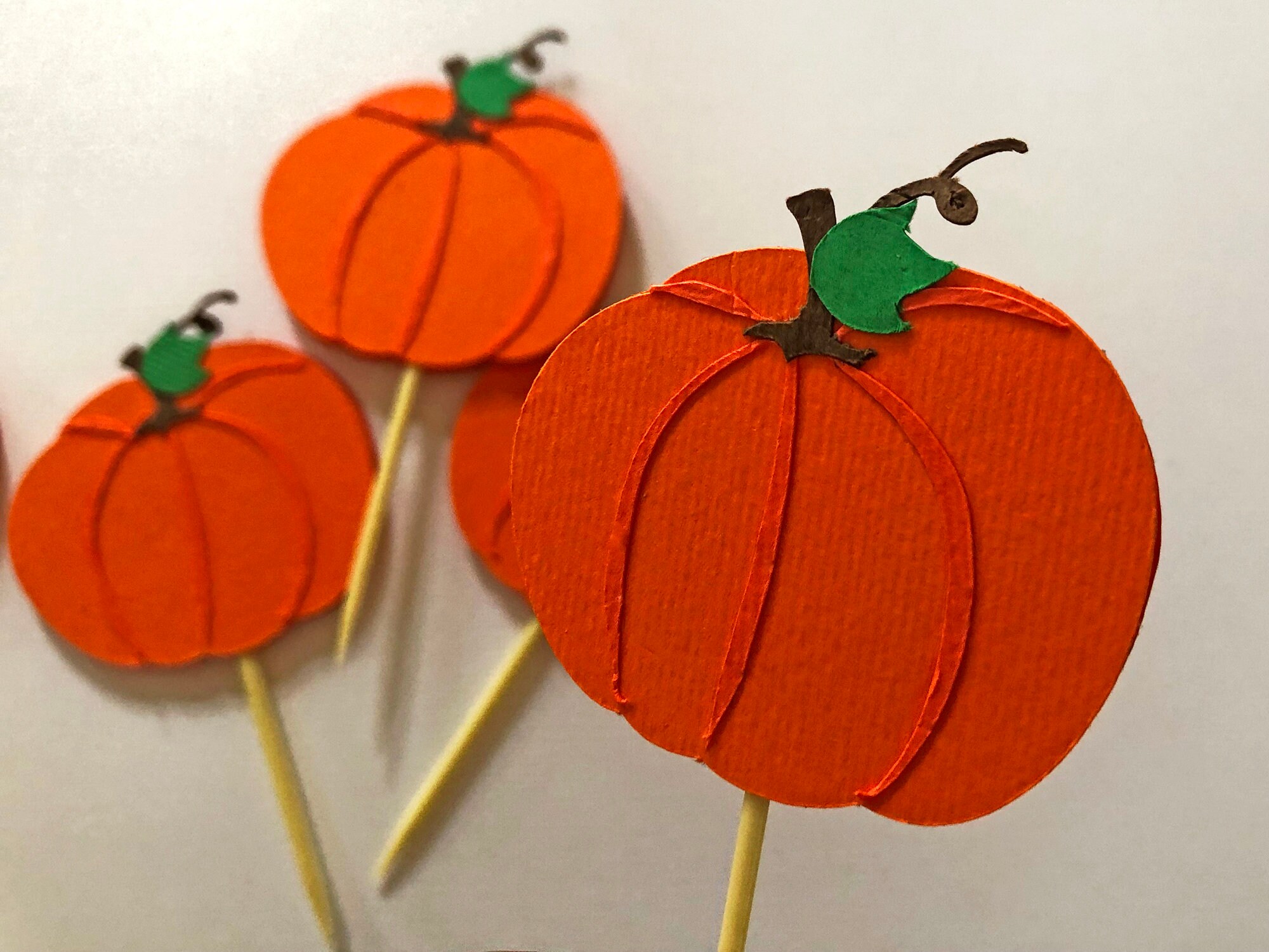 Little Pumpkin Cupcake Toppers Halloween Party Halloween - Etsy