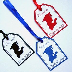 Graduation Favor Tags, Gift Tags, Graduation Tags, High School, College ...