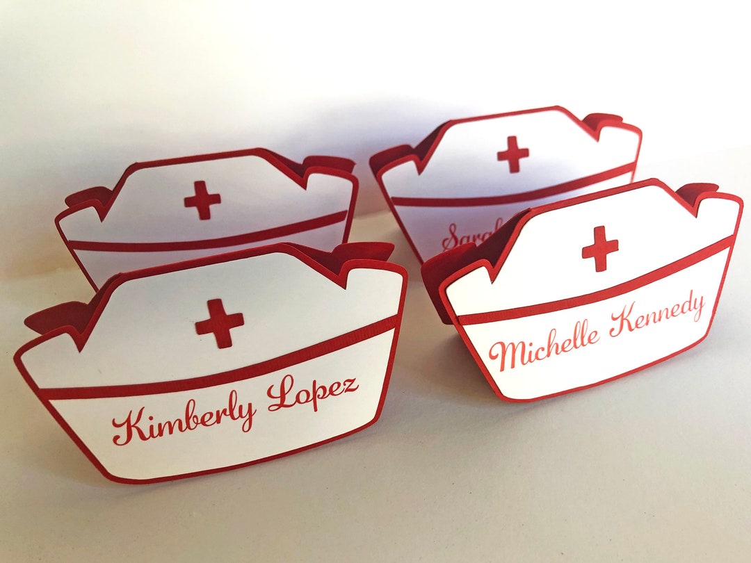 Nurse Graduation Party Decorations, Nursing Graduation Place Cards ...
