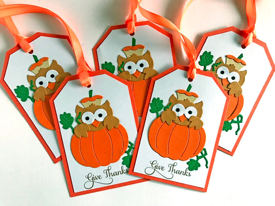 Thanksgiving Tags Thanksgiving Favor Tags Gift Tags Autumn - Etsy