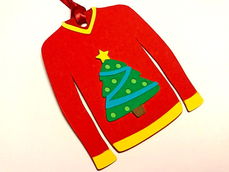 Ugly Sweater Tags Christmas Gift Tags Christmas Favor Tags - Etsy
