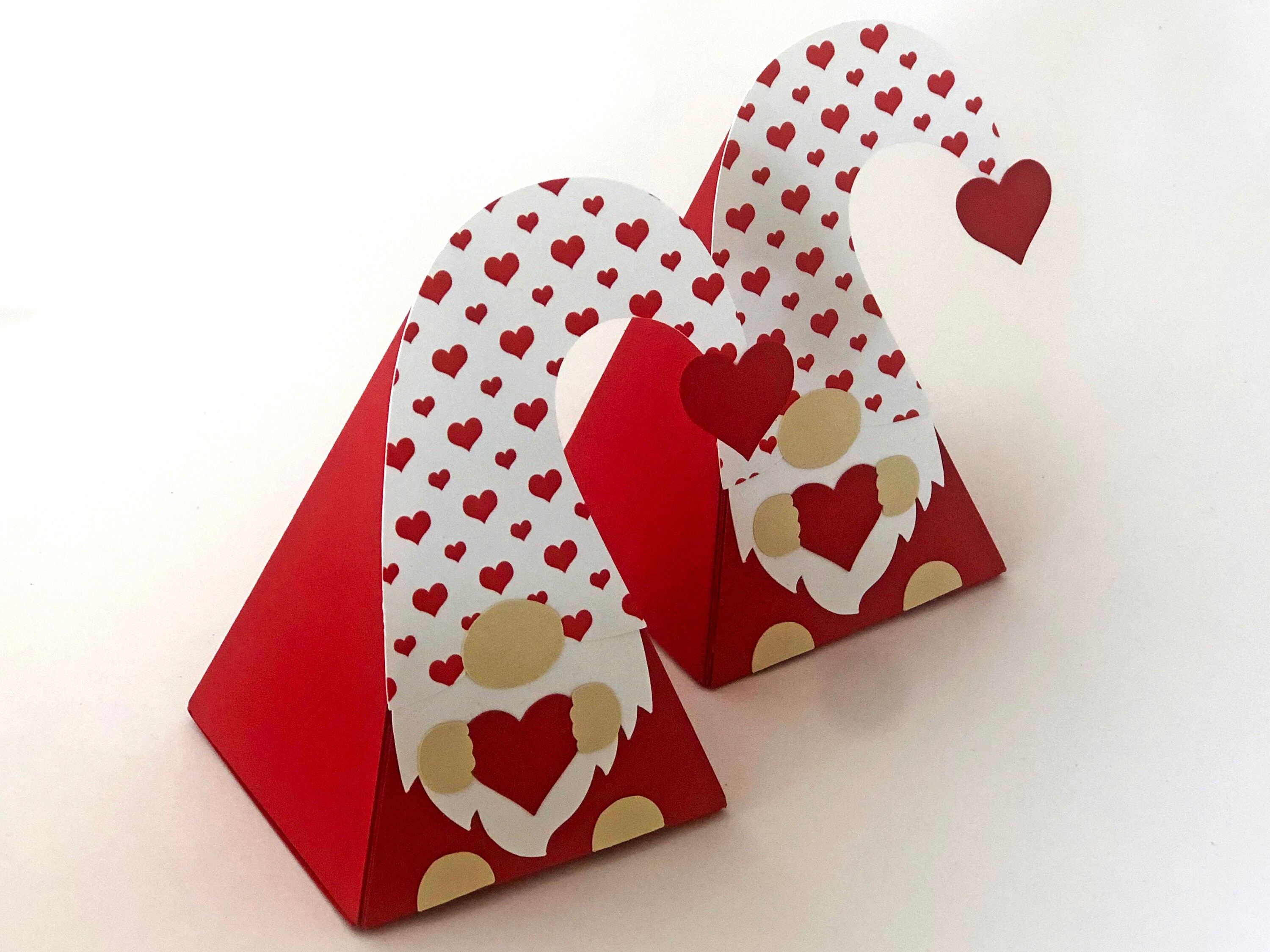 Gnome Valentine Favor Boxes, Valentine's Day Treat Box, Valentines ...