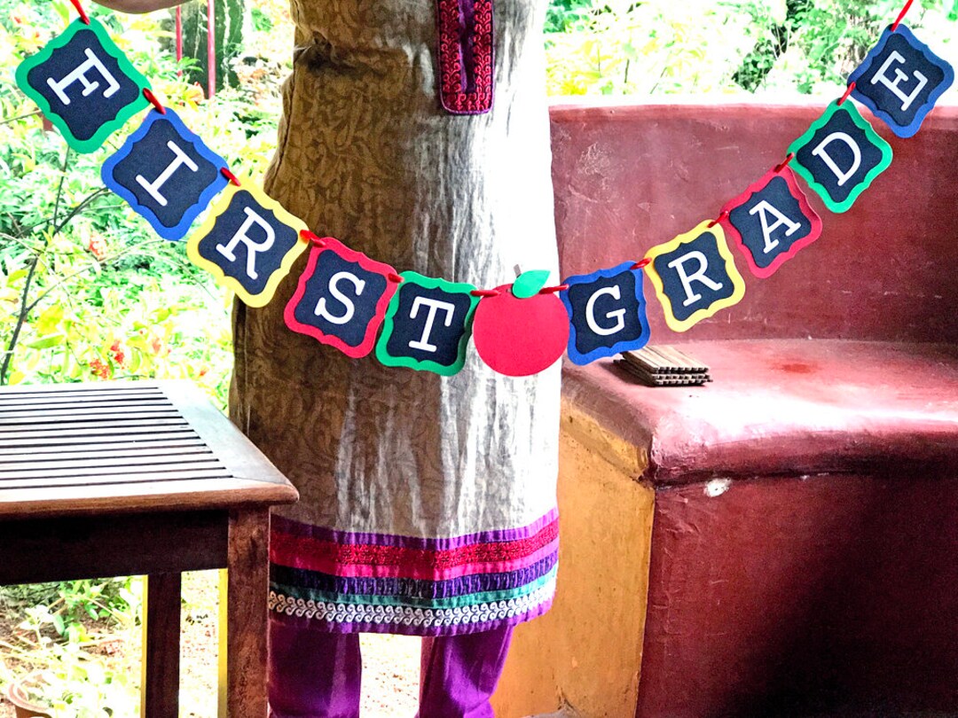 Grade Banner, First Day of School Banner, 1st Day of School, Back to ...
