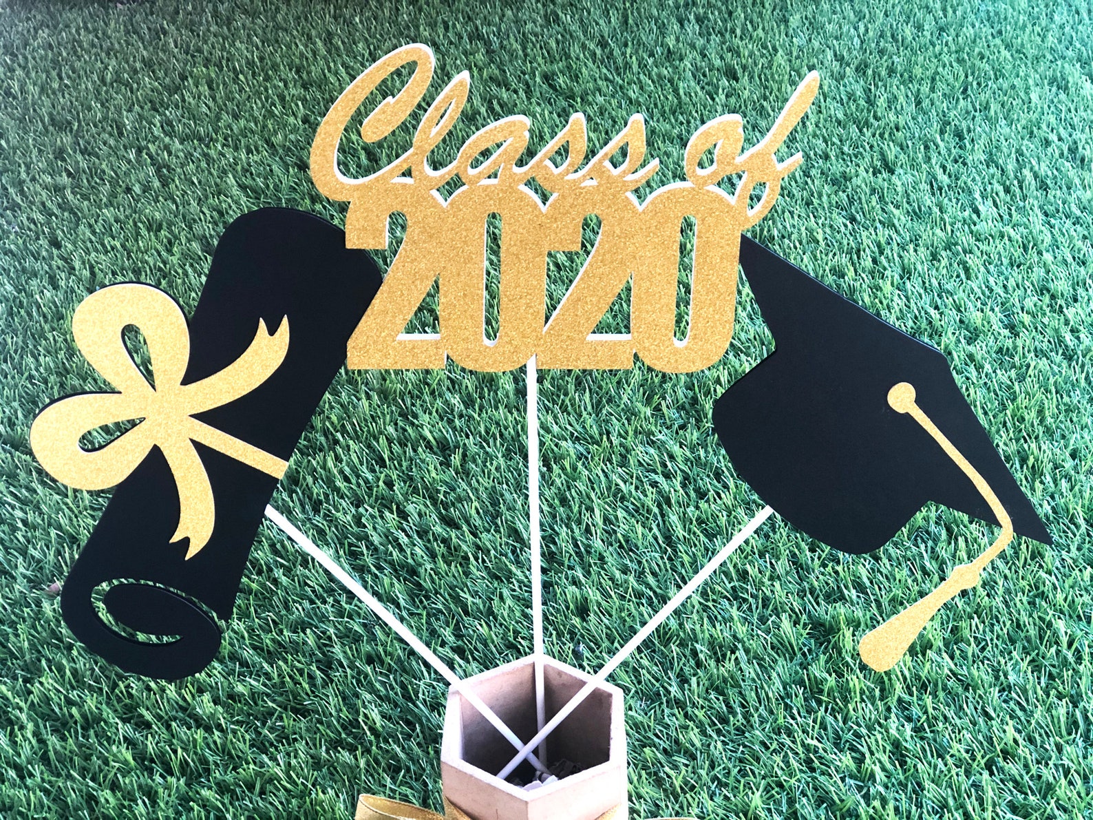 Graduation Table Centerpiece Sticks, Graduation Party Decorations ...