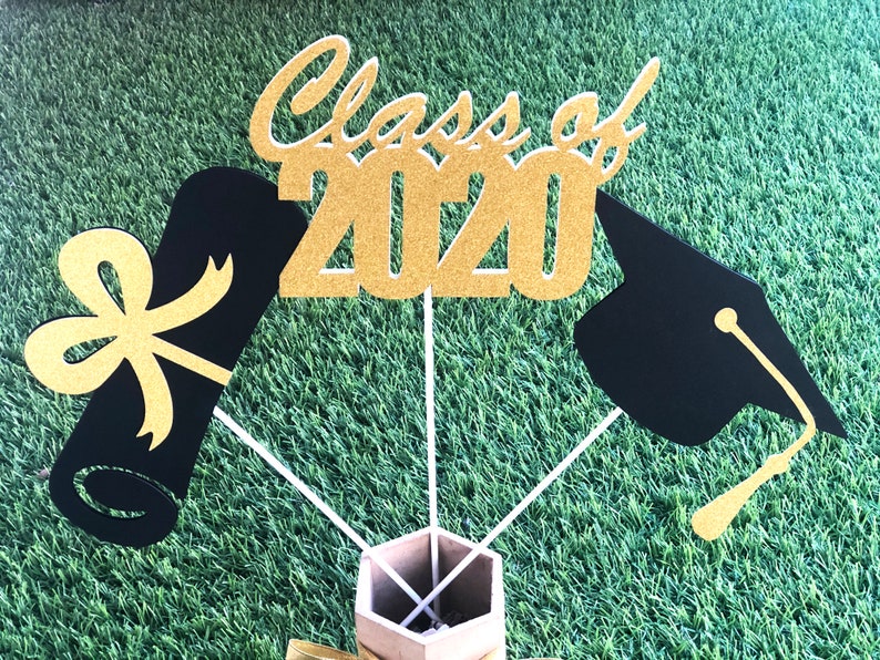 Graduation Table Centerpiece Sticks Graduation Party - Etsy