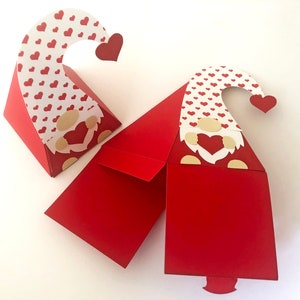 Gnome Valentine Favor Boxes, Valentine's Day Treat Box, Valentines ...