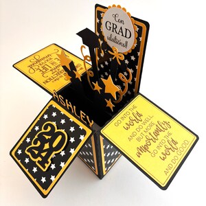 Graduation Pop up Card, Graduation Gift Card Holder, Graduation ...