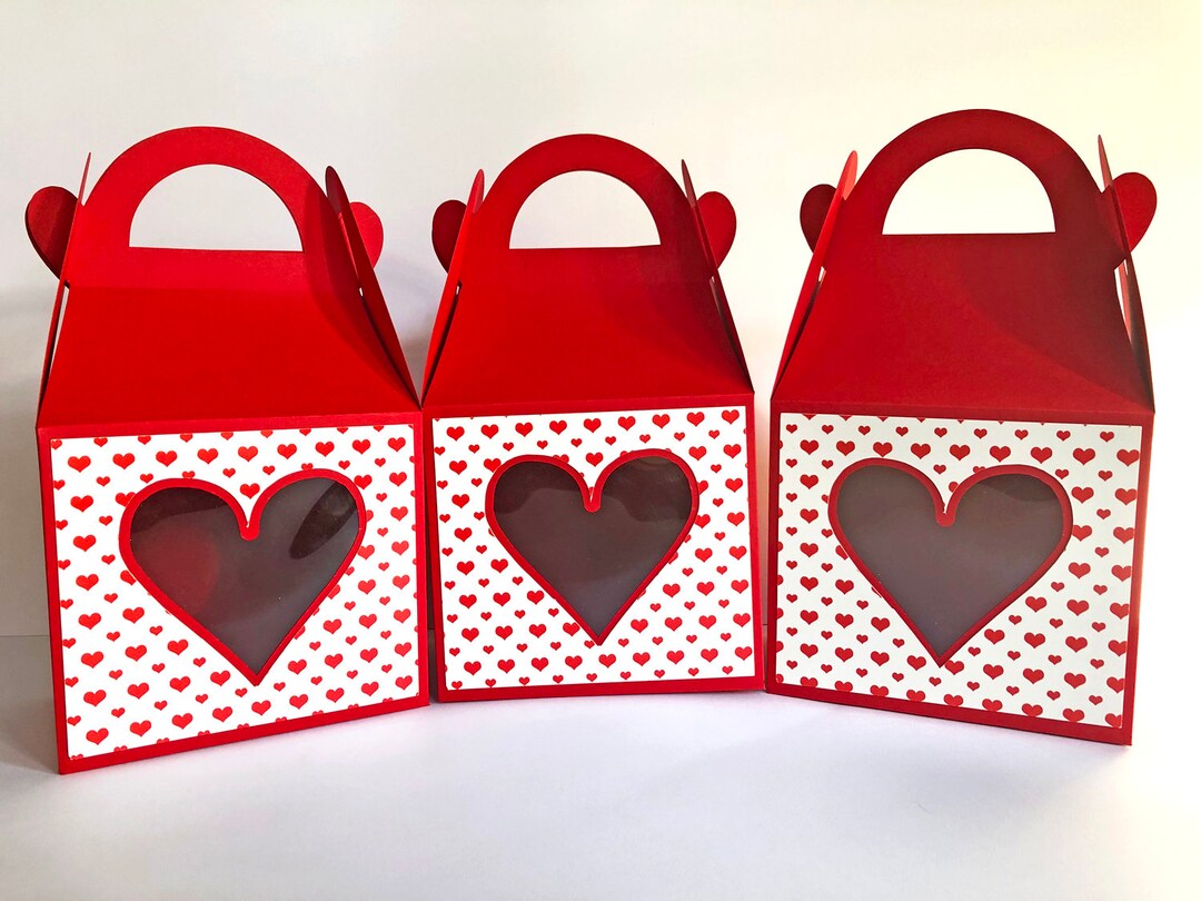 Valentine Treat Box, Favor Box, Valentines Day Gift Box, Candy Box ...