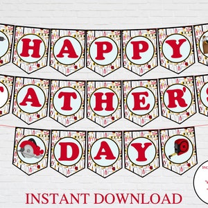 Tools Happy Father's Day Banner, Printable Tool Kit Fix It Fathers Day ...
