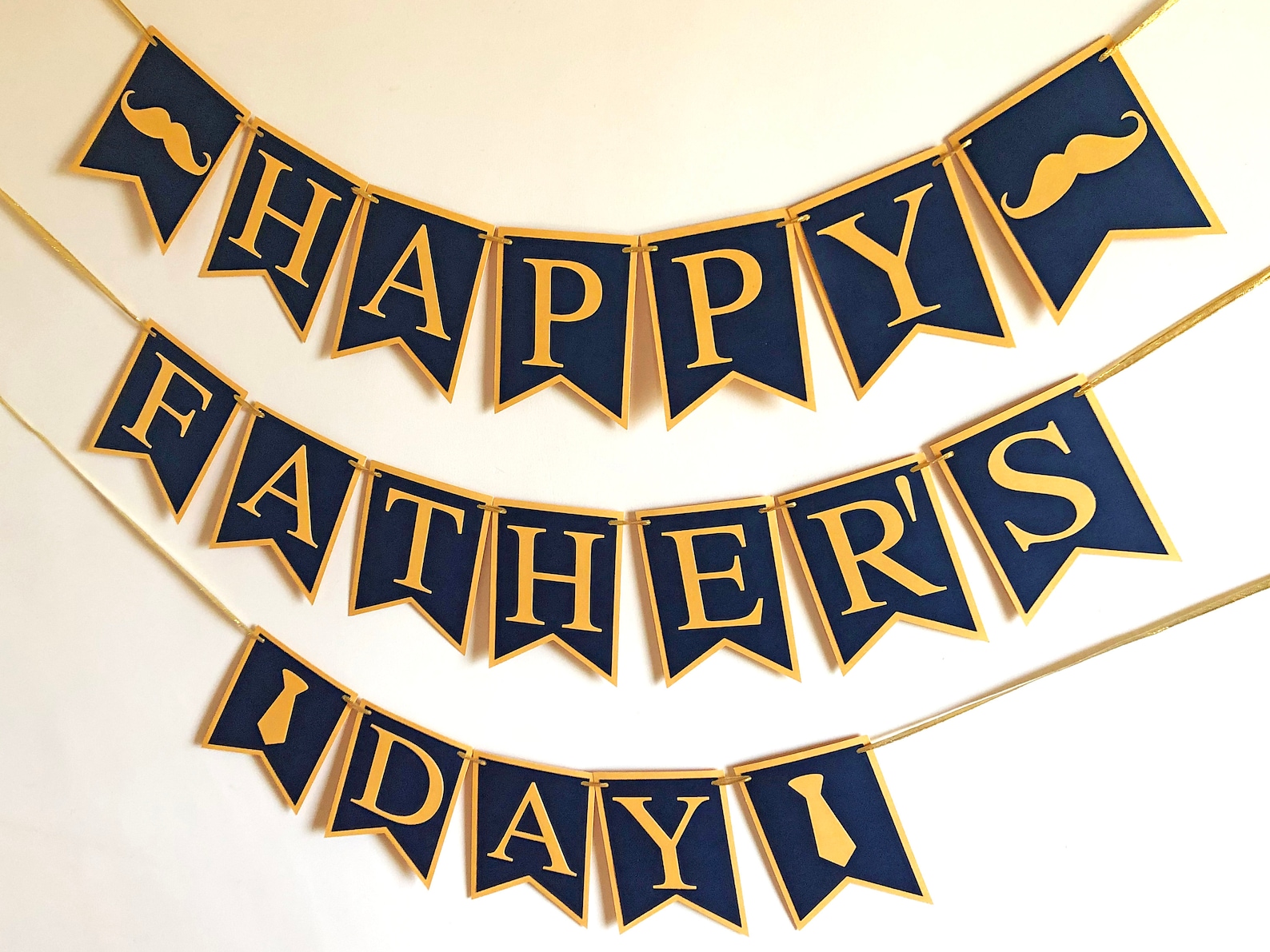 Happy Fathers Day Banner, Father's Day Party Decorations, Best Dad Ever ...