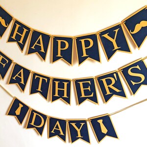 Happy Fathers Day Banner, Father's Day Party Decorations, Best Dad Ever ...